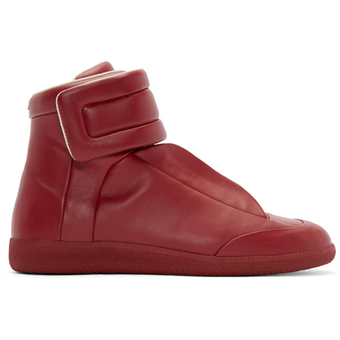 Maison Margiela Red Future High-Top Sneakers Maison Margiela