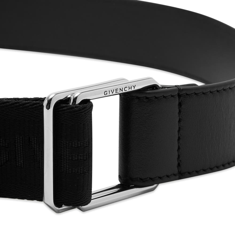 Givenchy Men's Double Buckles Belt in Black Givenchy