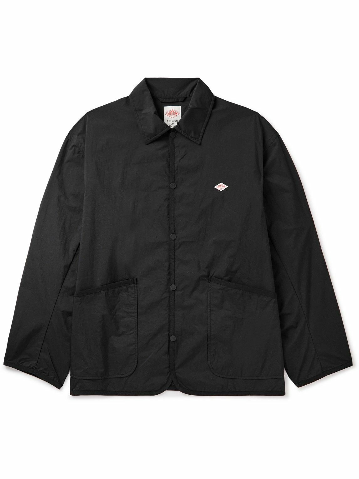 Danton - Logo-Appliquéd Shell Jacket - Black Danton
