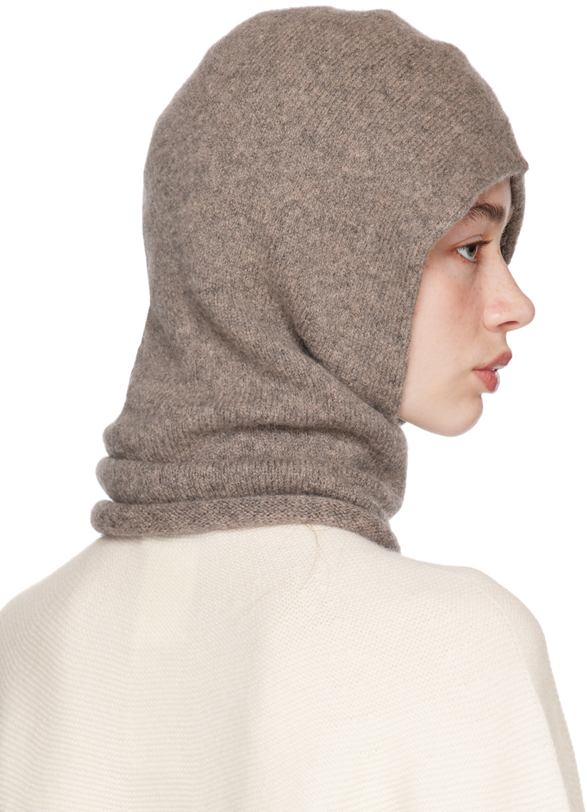 Lauren Manoogian Gray Rolled Balaclava Lauren Manoogian