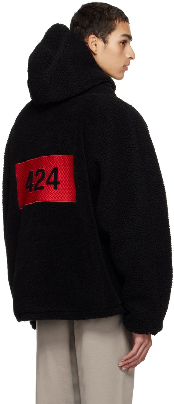 424 Black Appliqué Jacket 424