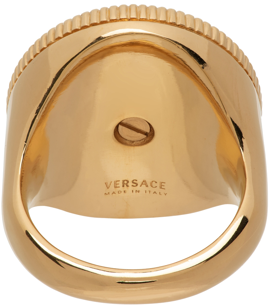 Versace Gold Medusa Biggie Ring Versace