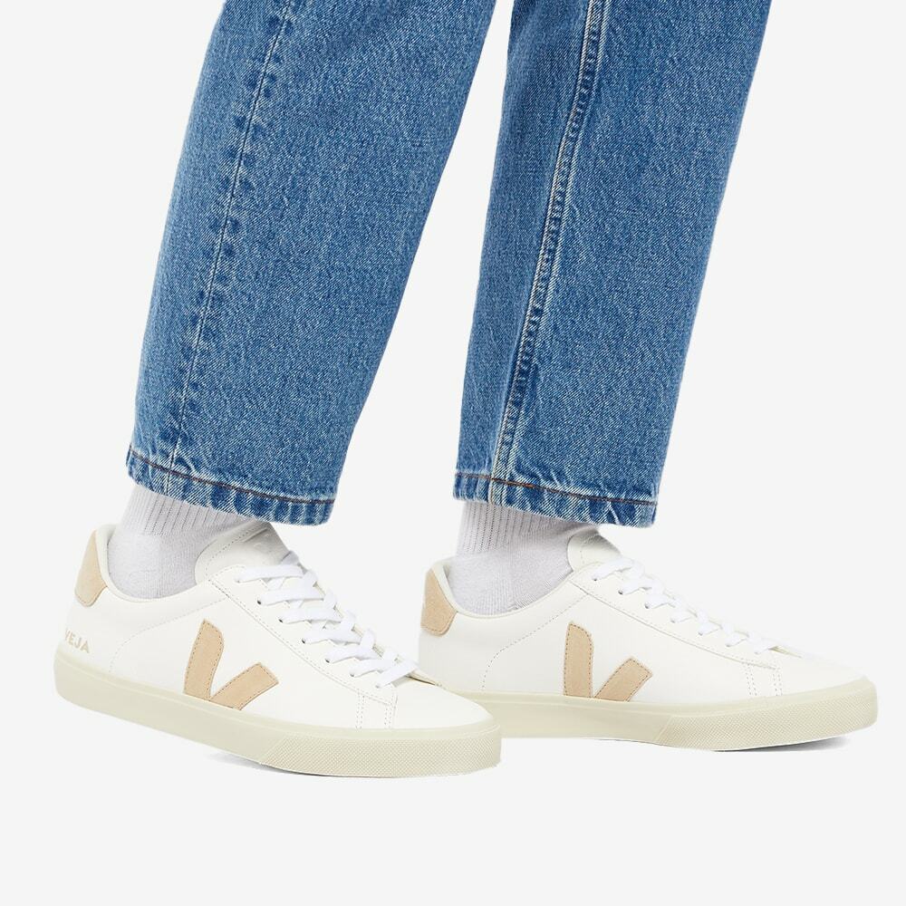 Veja Womens Men's Veja Campo Sneakers in Extra White/Almond VEJA