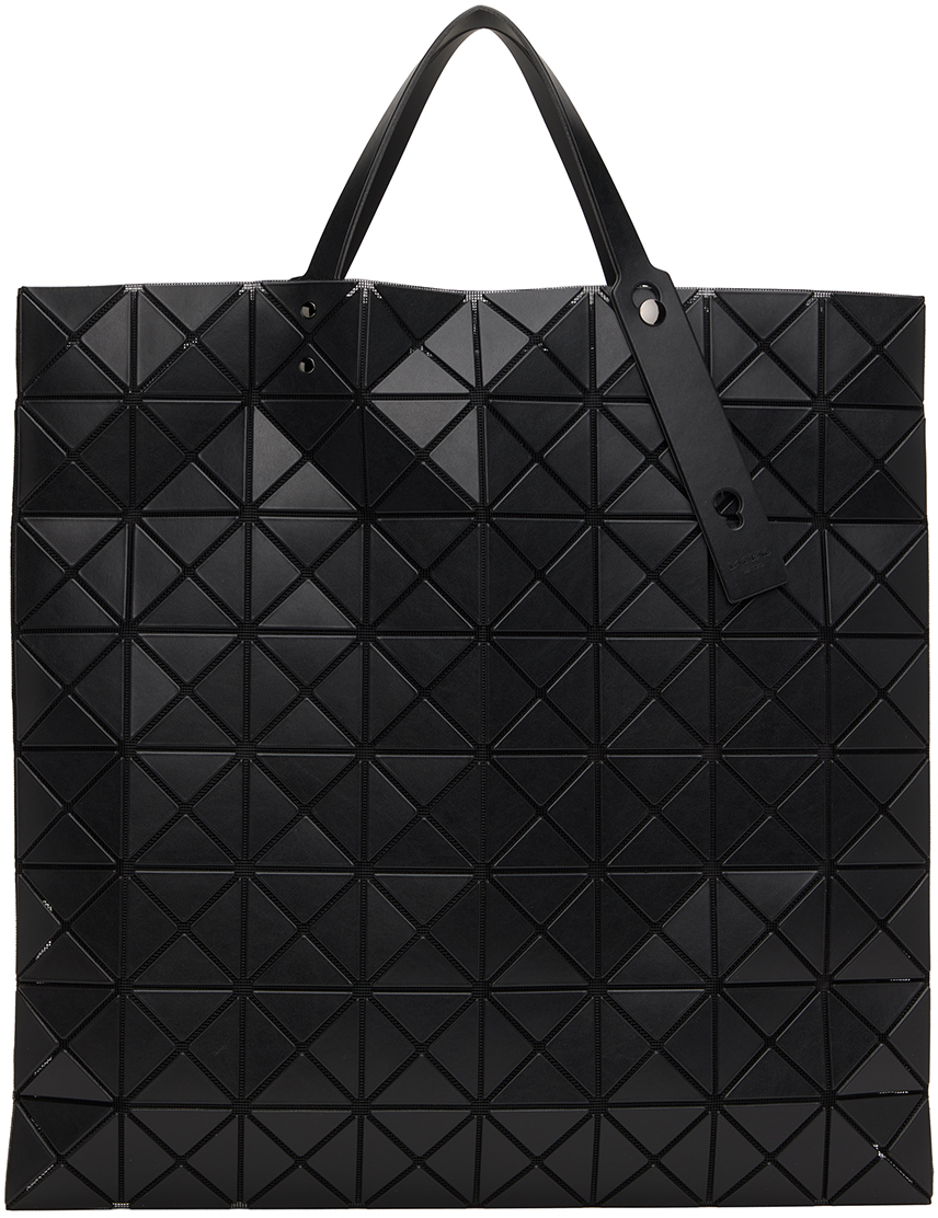 Bao Bao Issey Miyake Black Lucent Matte Tote Bao Bao Issey Miyake