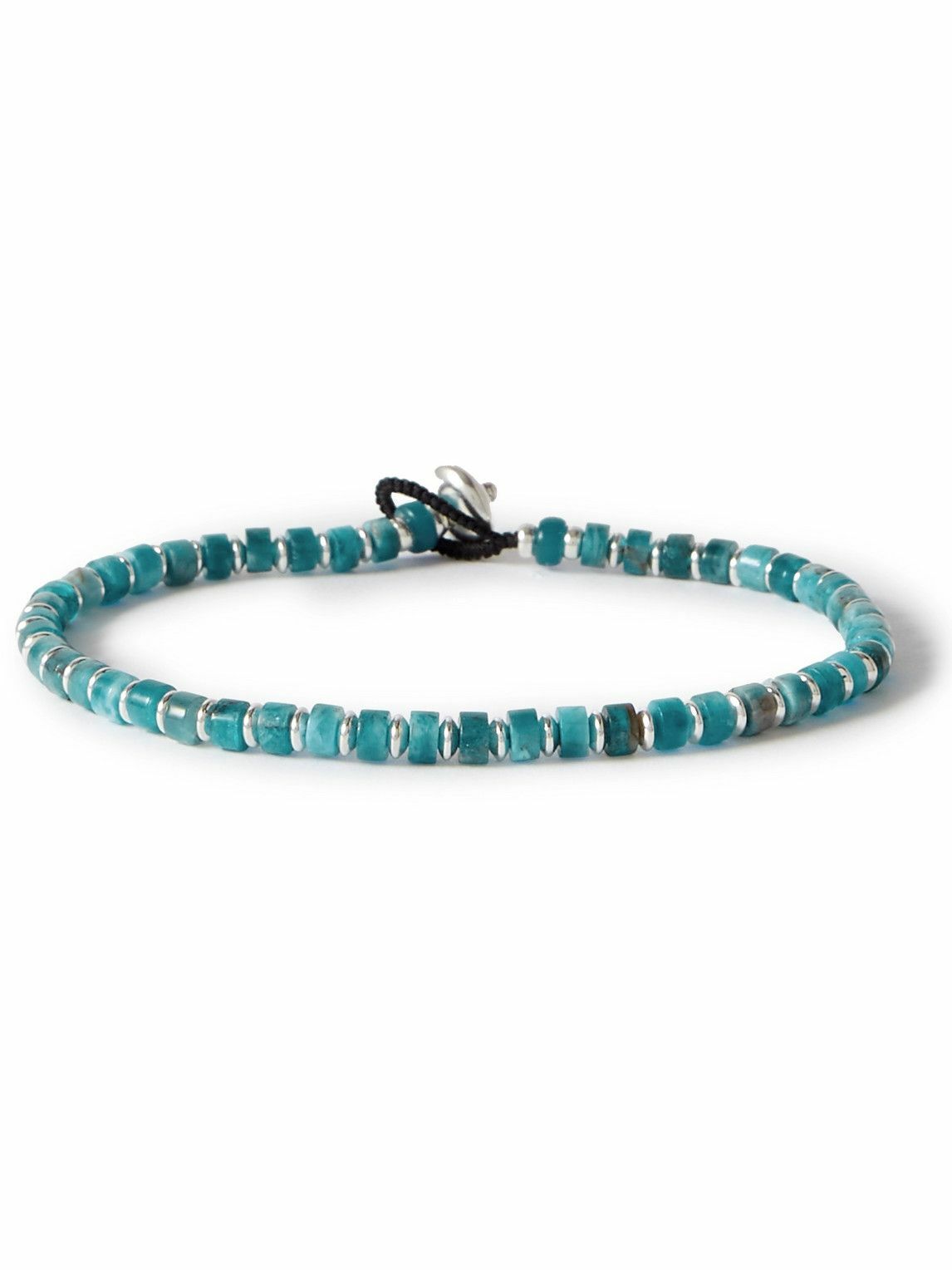 Mikia - Silver Multi-Stone Bracelet - Blue Mikia