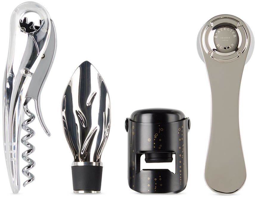 L'Atelier du Vin Silver Oeno Collection 3 Bar Set L'Atelier du Vin