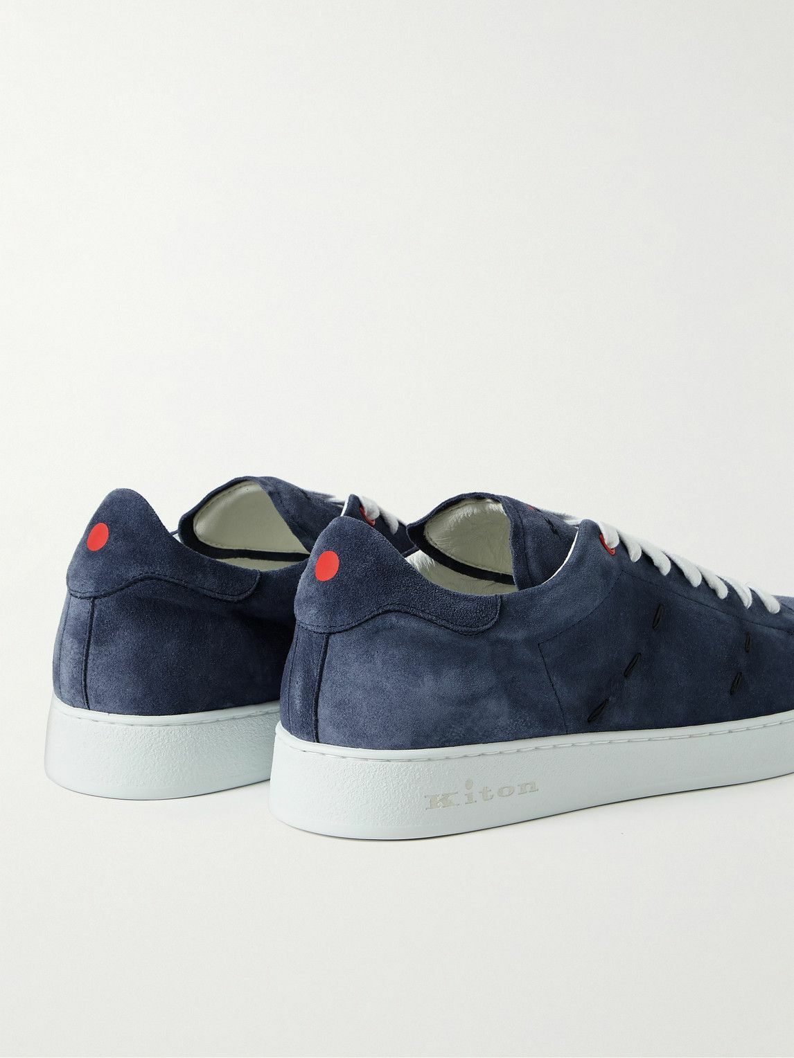 Kiton - Suede Sneakers - Blue Kiton