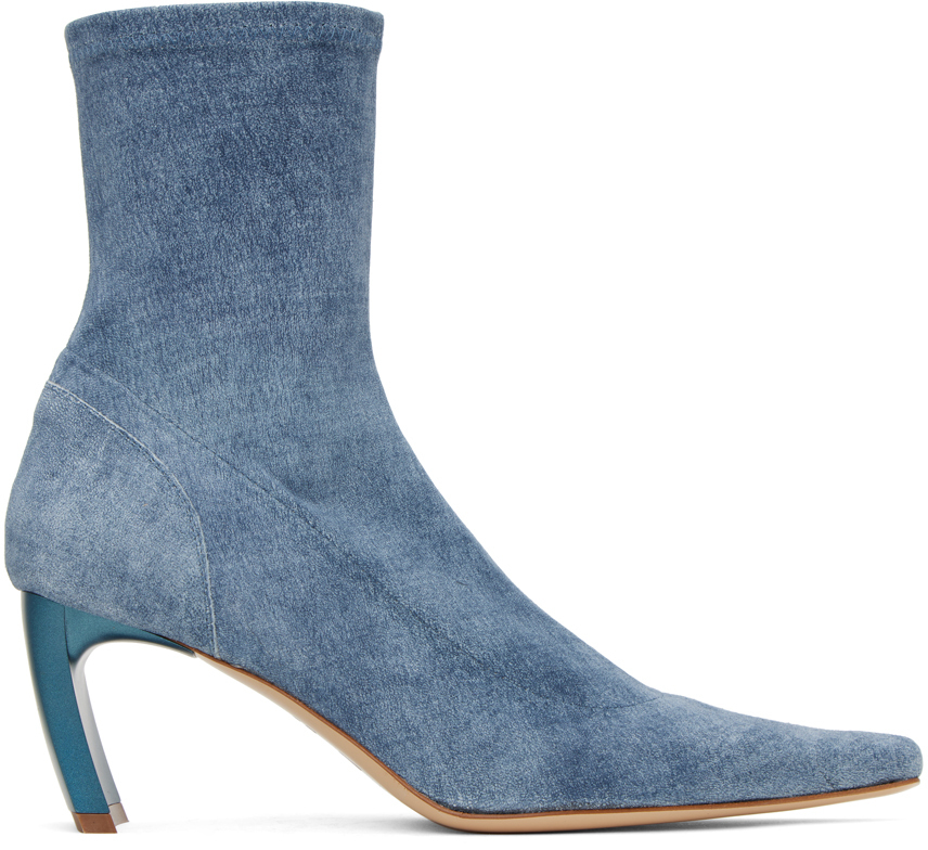 KNWLS Blue Serpent Boots KNWLS
