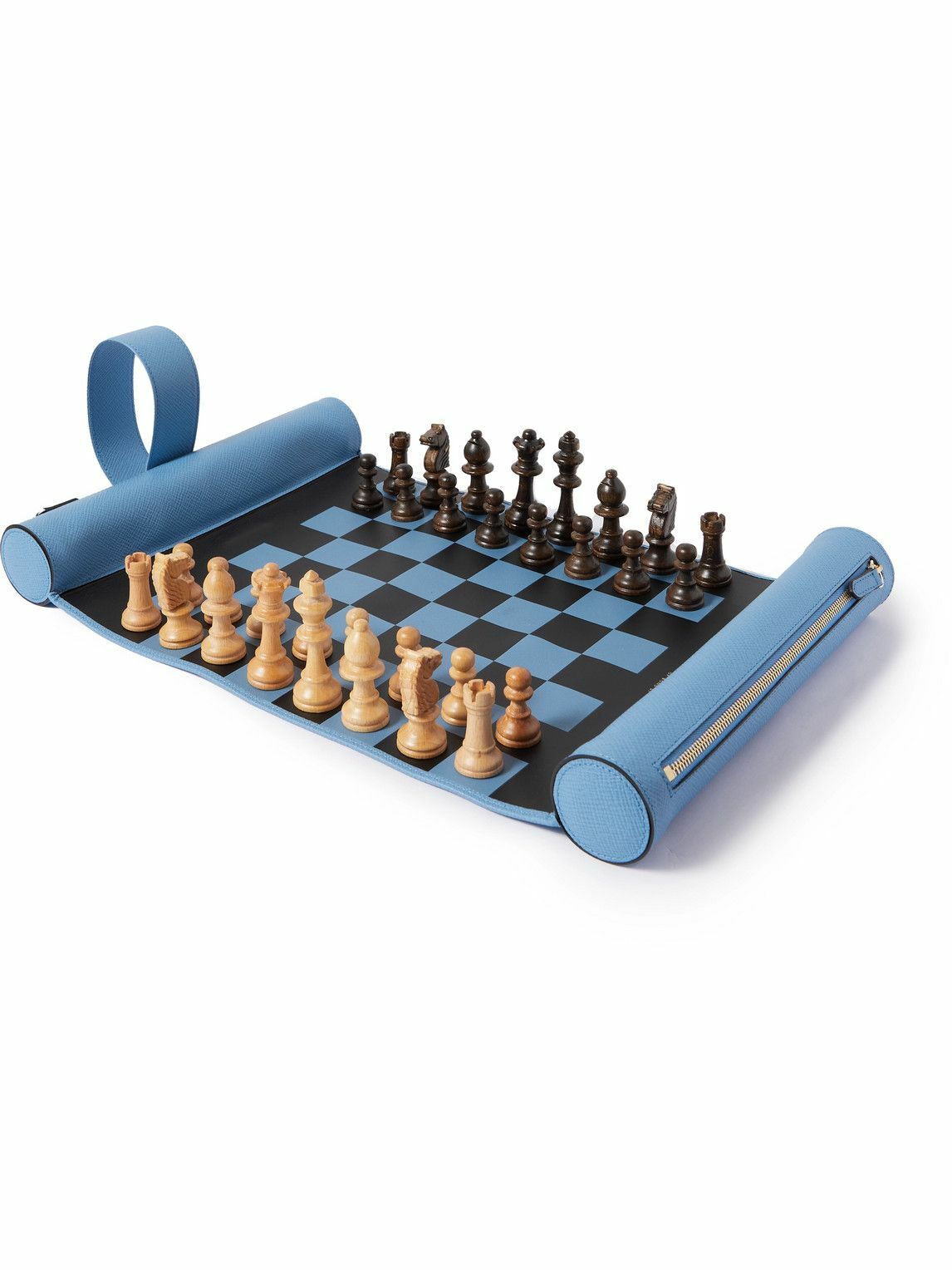 Smythson - Panama Textured-Leather Chess Set Smythson