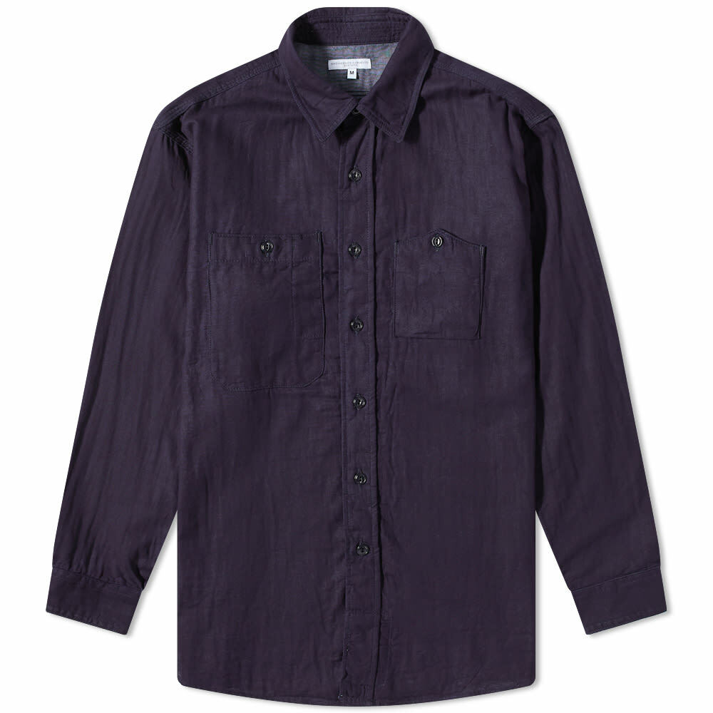 Engineered Garments Men's Work Shirt in Indigo Engineered Garments