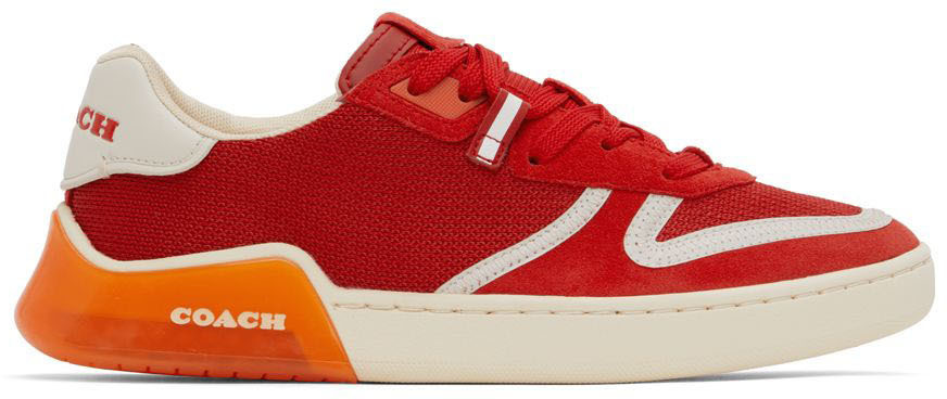 Coach 1941 Red Citysole Court Sneakers Coach 1941