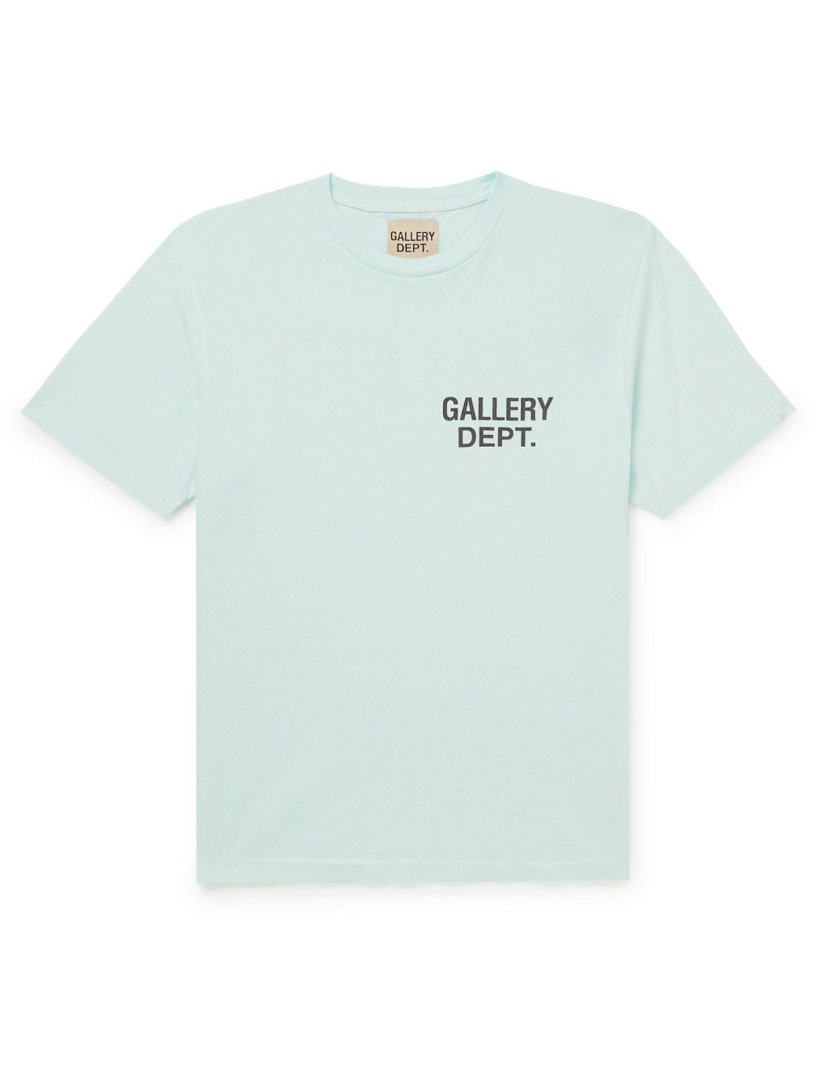 Gallery Dept. - Souvenir Logo-Print Cotton-Jersey T-Shirt - Blue Gallery Dept.