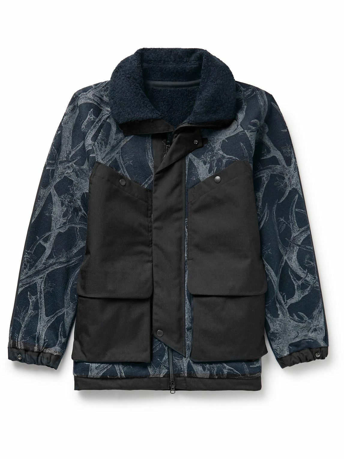 Norbit by Hiroshi Nozawa - Boa CORDURA®-Panelled Fleece Jacket - Blue ...