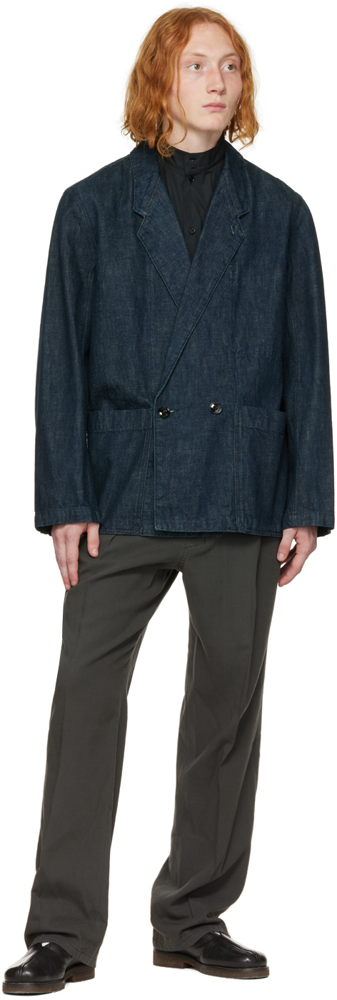Lemaire Indigo Workwear Blazer Lemaire