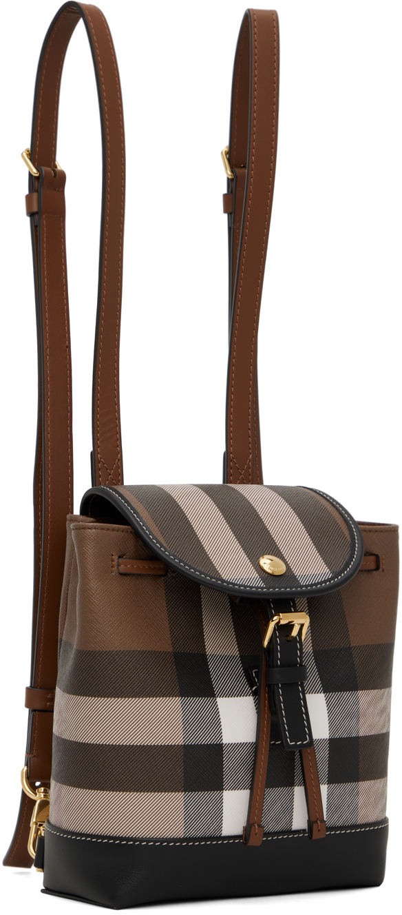 Burberry Brown Micro Backpack Burberry