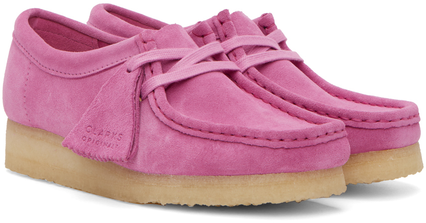 Clarks Originals Pink Wallabee Derbys Clarks Originals