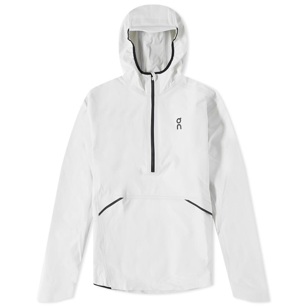 ON Men's Running Waterproof Anorak in White On
