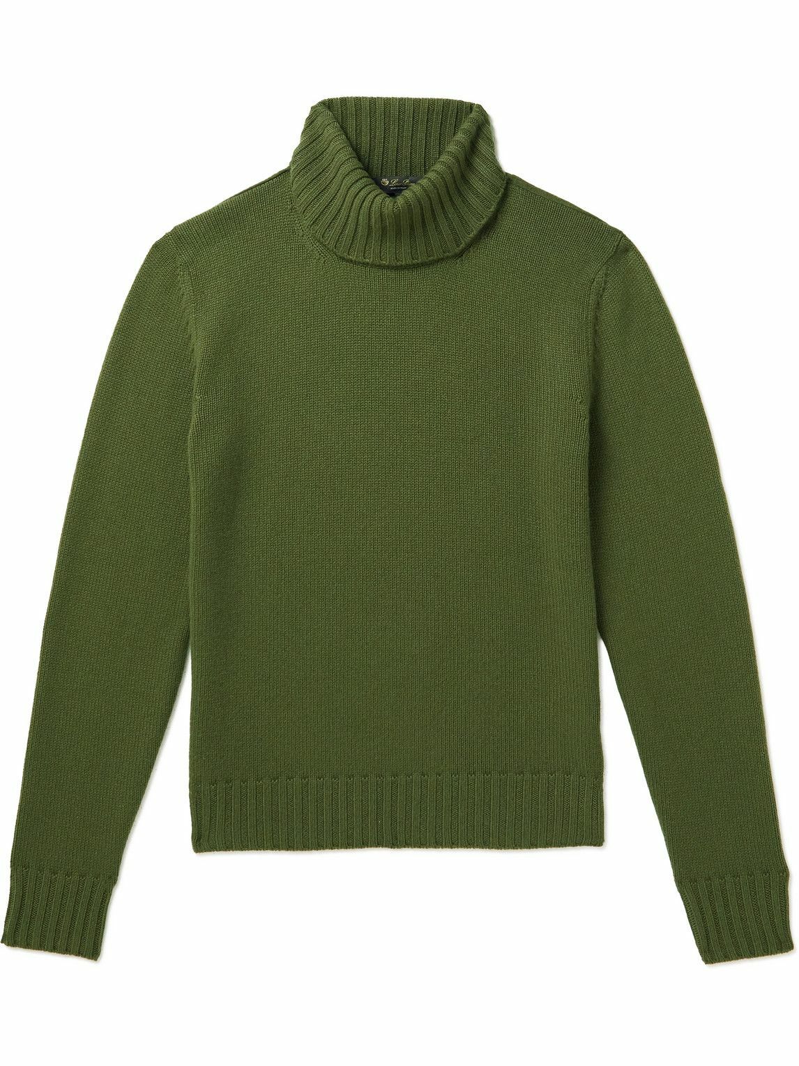 Loro Piana - Grafton Cashmere Rollneck Sweater - Green Loro Piana