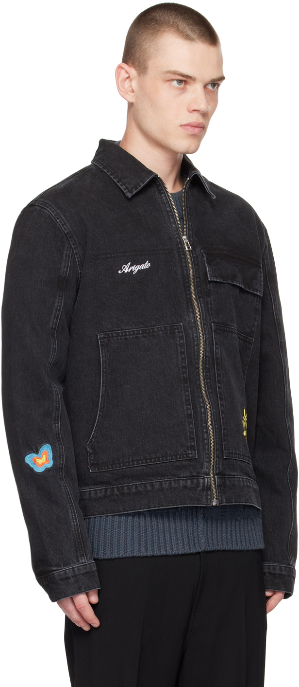 Axel Arigato Black Beam Denim Jacket Axel Arigato
