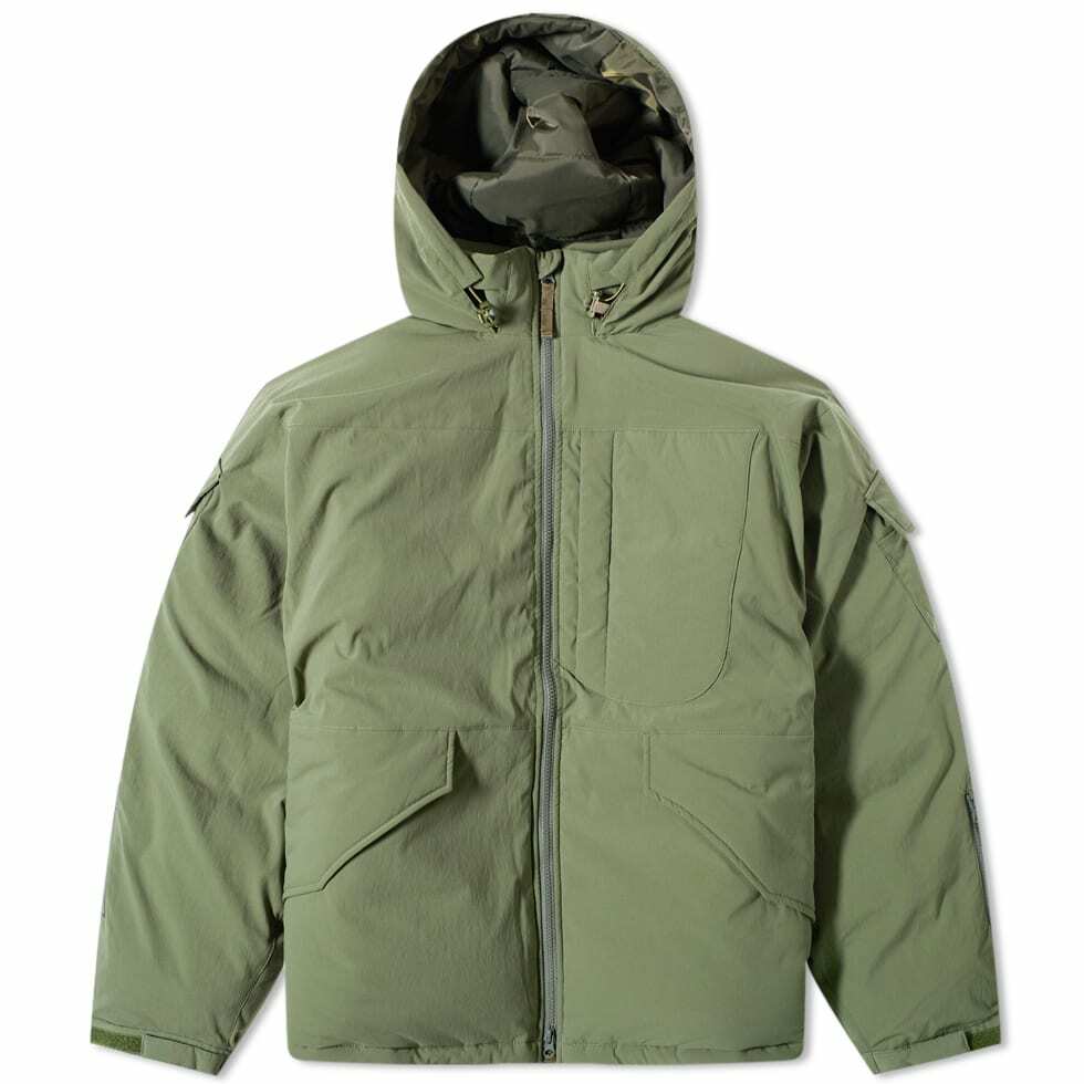 DAIWA Men's Tech Padding Mil Jacket in Sage DAIWA