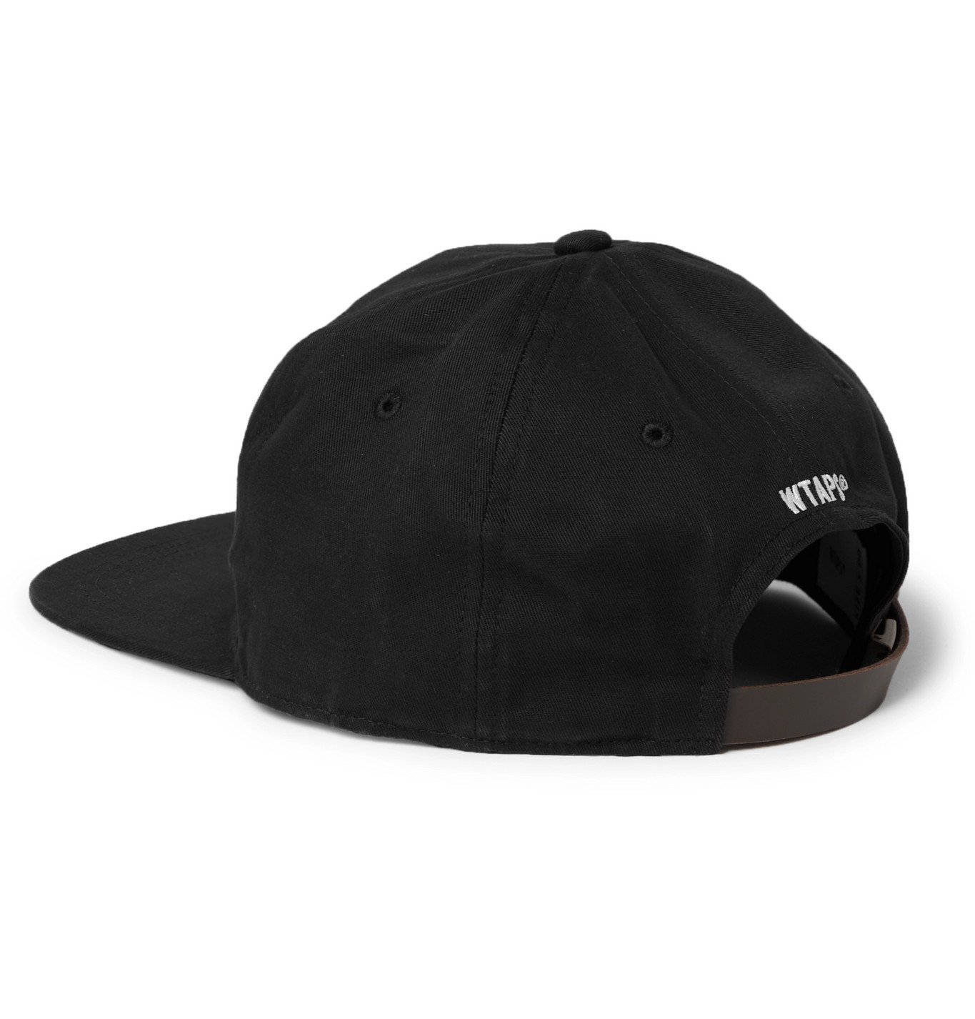 WTAPS - T-6H Logo-Embroidered Cotton-Twill Baseball Cap - Black WTAPS