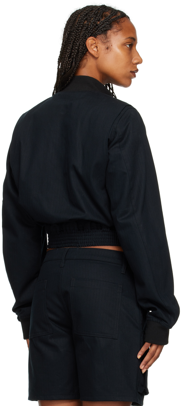 Reese Cooper Black Zip Bomber Jacket Reese Cooper