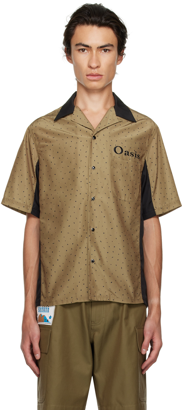 Kijun SSENSE Exclusive Khaki Bowling Shirt Kijun