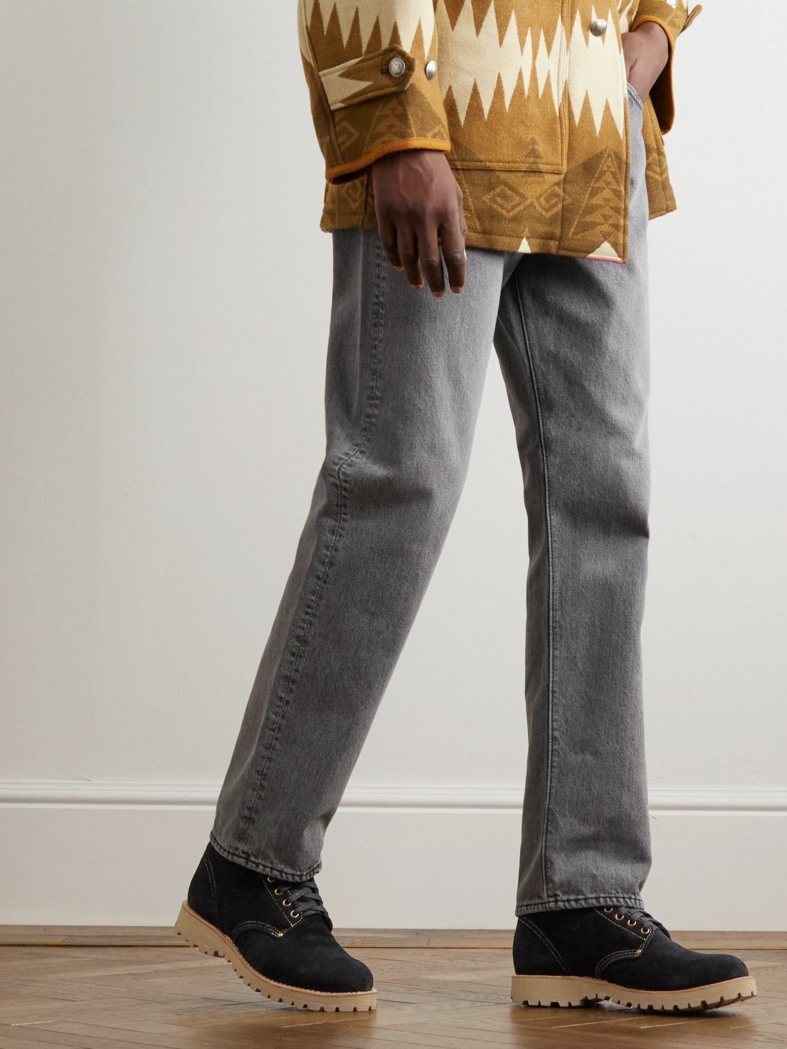 Visvim - Brigadier Folk Suede Boots - Black Visvim