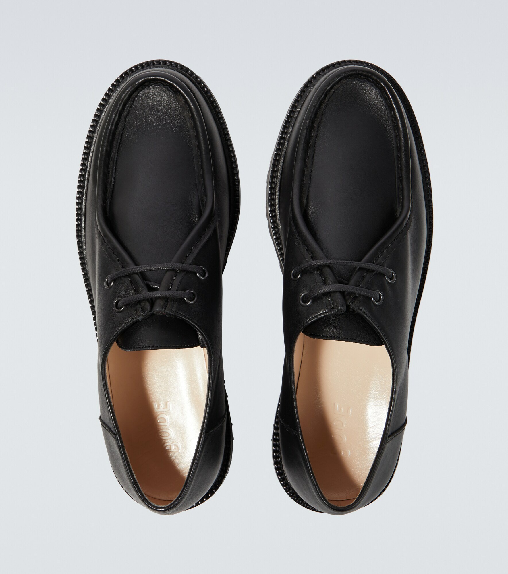 Bode - University leather Derby shoes Bode