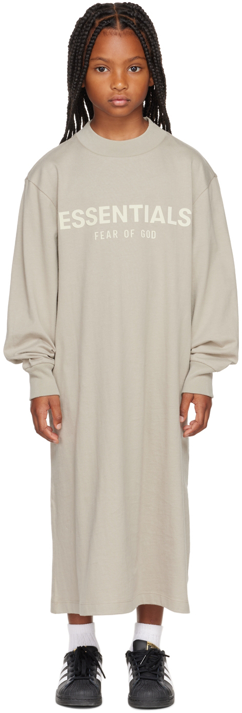 Essentials Kids Gray Logo T-Shirt Dress Essentials