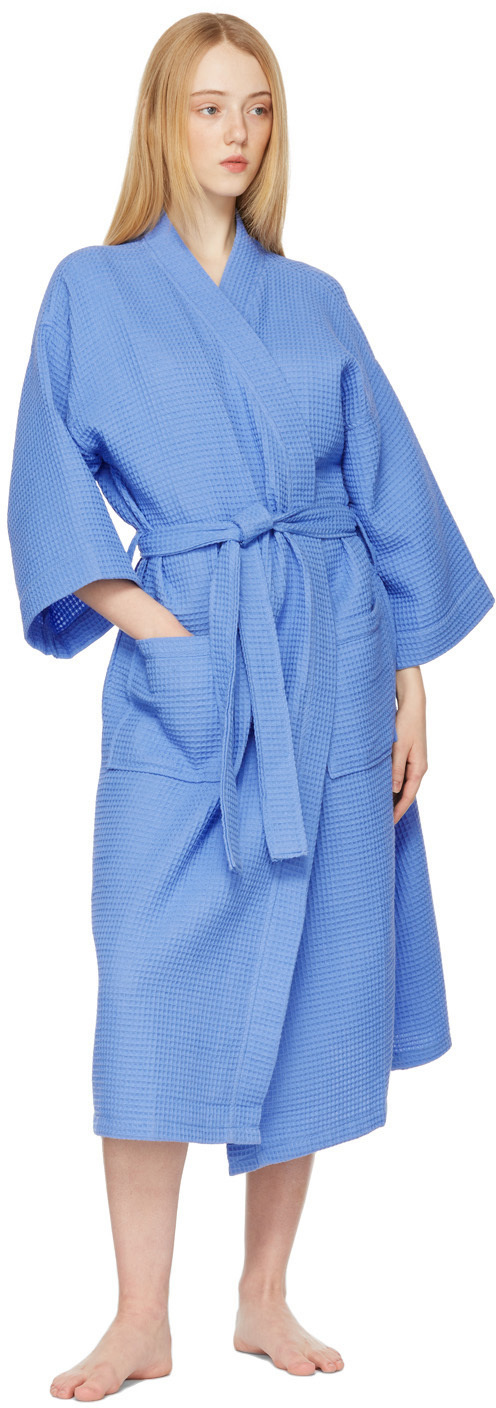 HAY Blue Waffle Bath Robe HAY