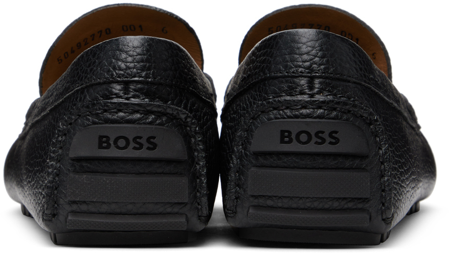 BOSS Black Strap Loafers BOSS