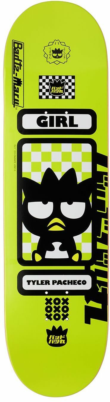 Girl Green Tyler Pacheco Tokyo Speed Skateboard Deck Girlfriend Collective