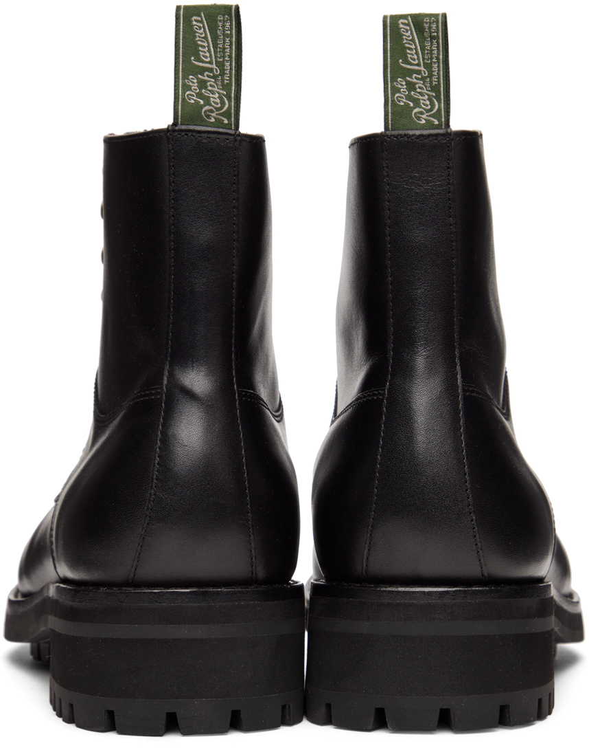 Polo Ralph Lauren Black Bryson Boots Polo Ralph Lauren
