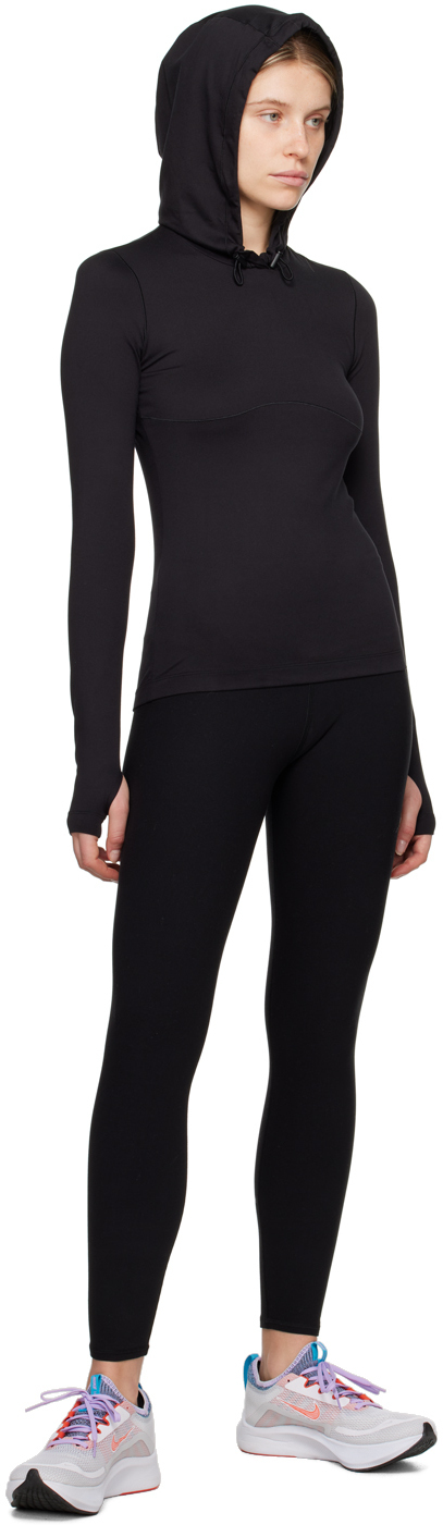 Alo Black Alosoft Runner Hoodie Aloye