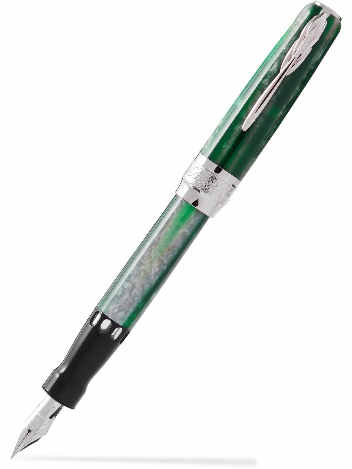 Pineider - Arco Celluloid and Palladium Fountain Pen Pineider