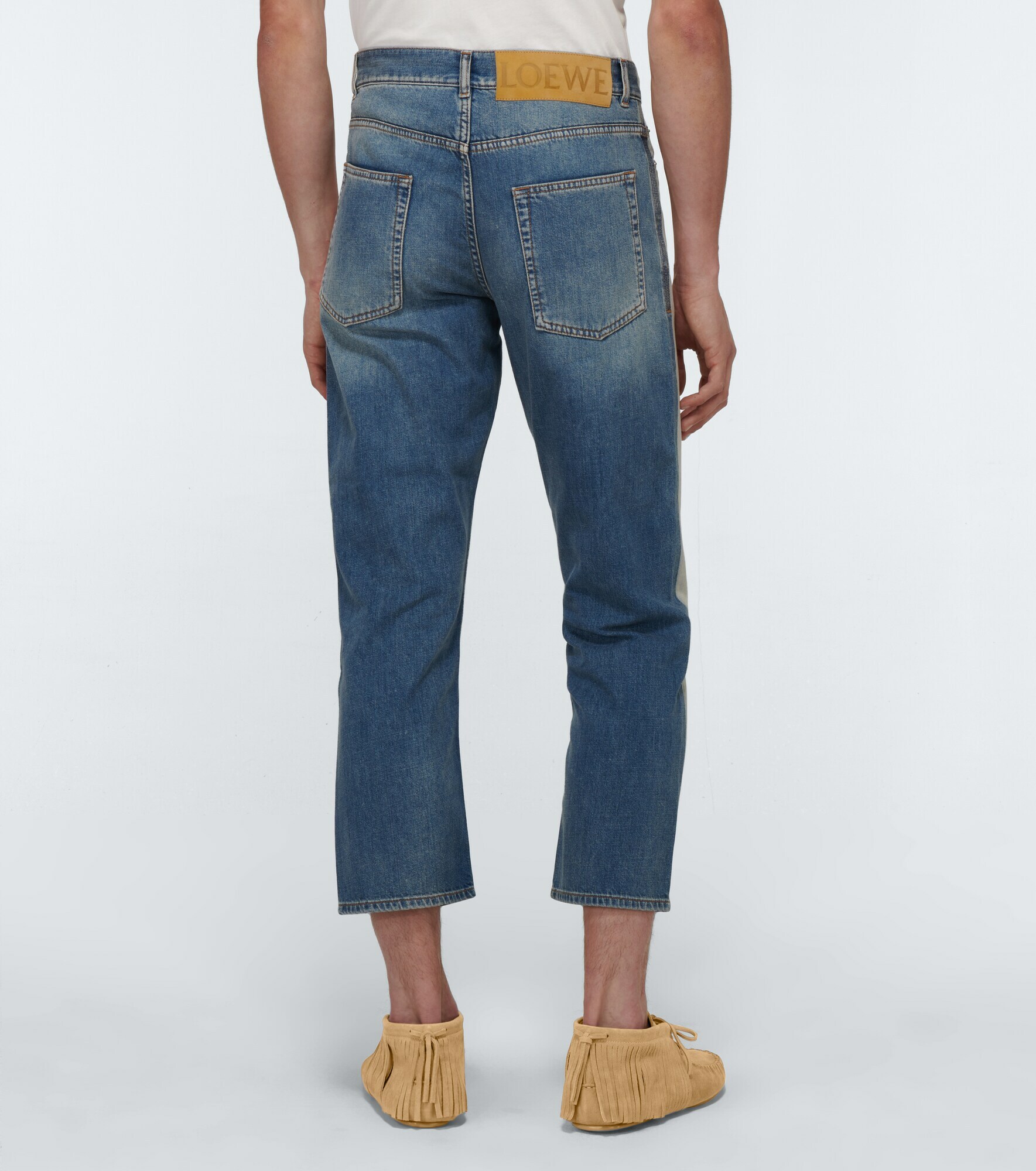 Loewe - Paula's Ibiza cropped denim pants Loewe