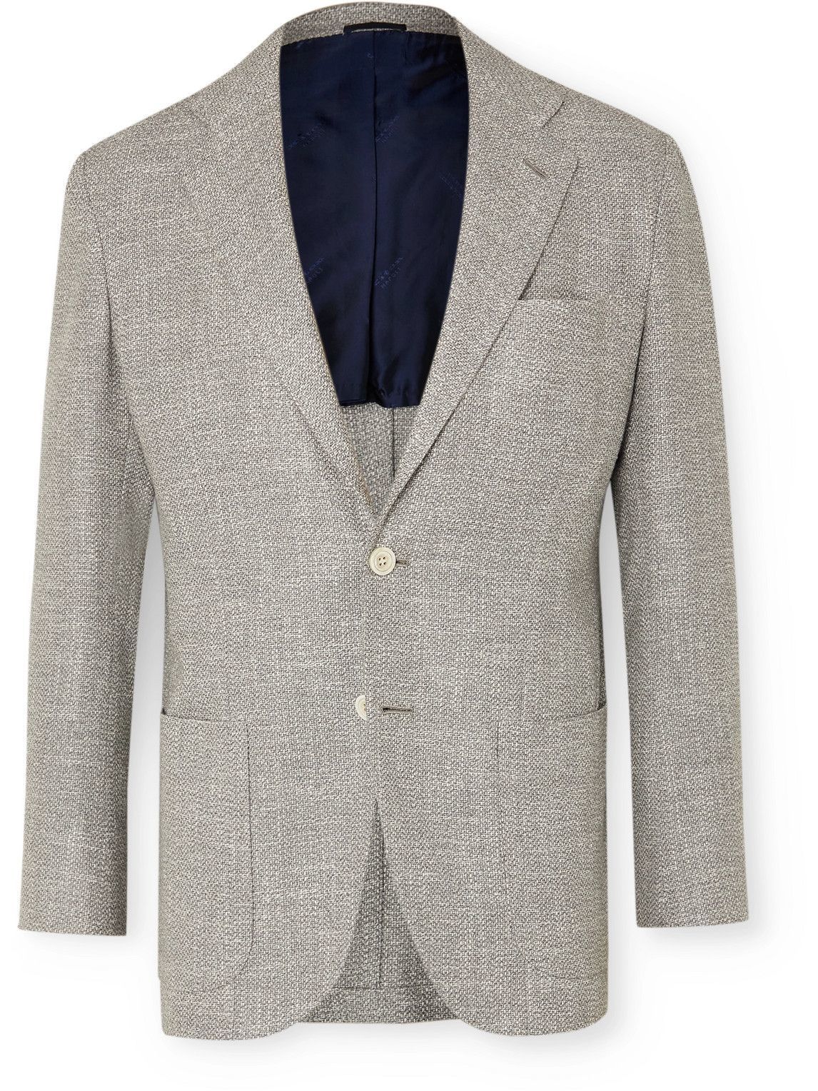 Kiton - Slim-Fit Woven Blazer - Gray Kiton