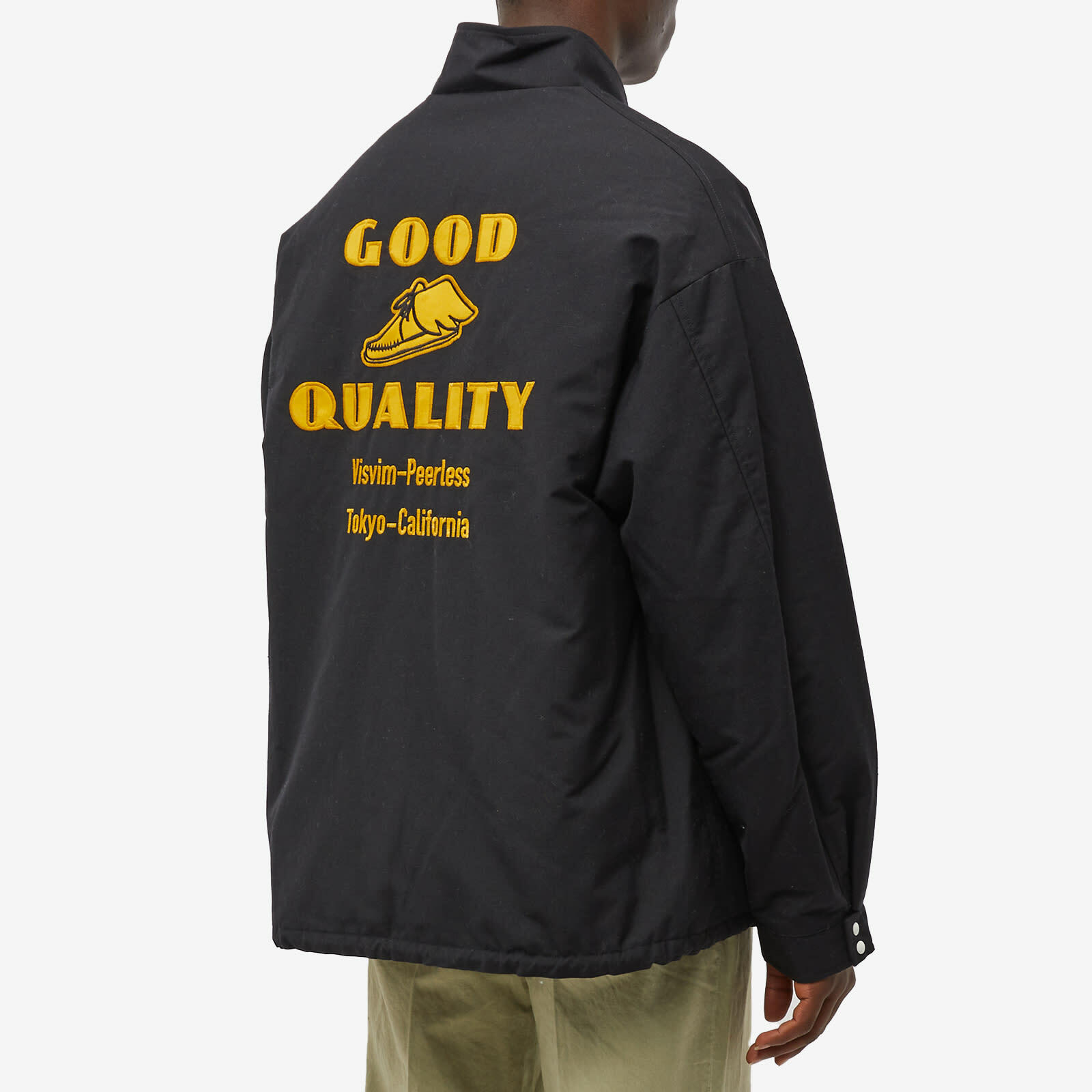 Visvim Men's Yardline Down Jacket in Navy Visvim