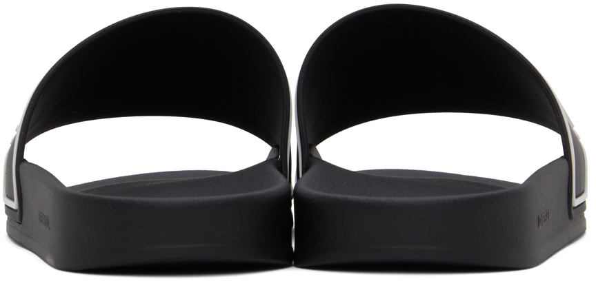 Diesel Black Logo Slides Diesel