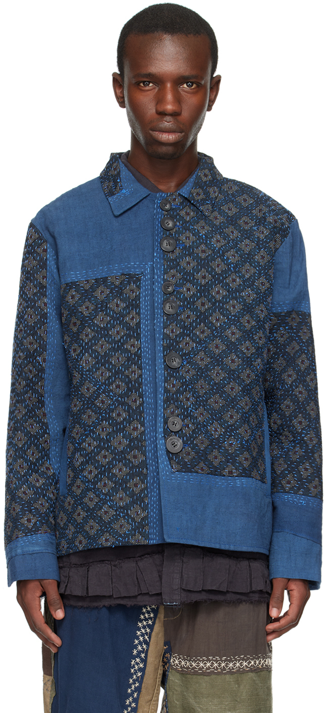 By Walid Blue Roy W Jacket By Walid