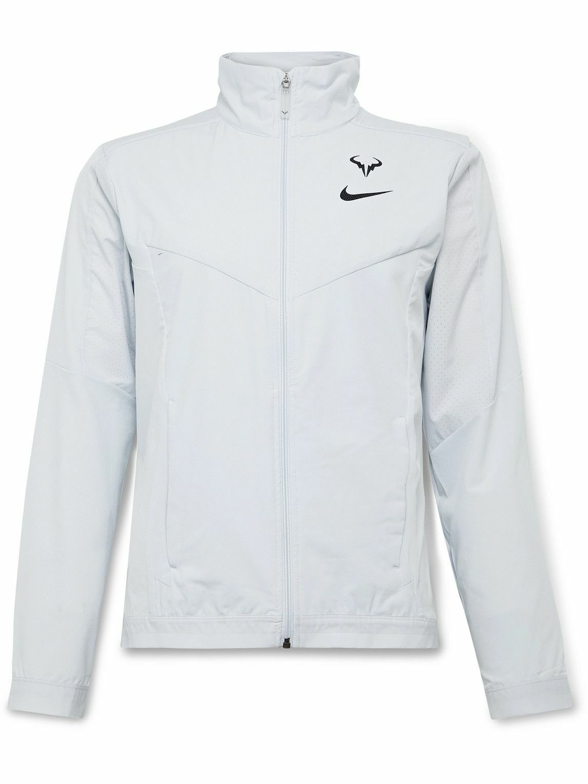 Nike Tennis - NikeCourt Rafa Perforated Dri-FIT Tennis Jacket - Gray ...