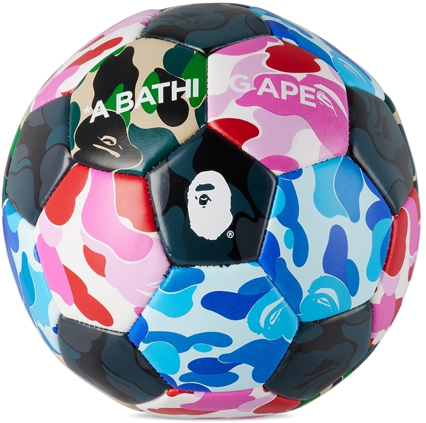 BAPE Multicolor ABC Camo Soccer Ball A Bathing Ape