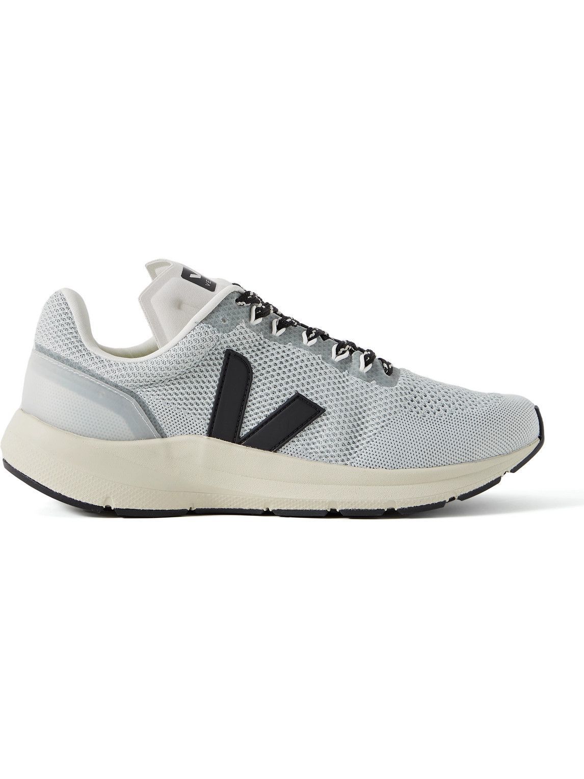 Veja - Marlin Rubber-Trimmed Stretch-Knit Running Sneakers - Gray VEJA