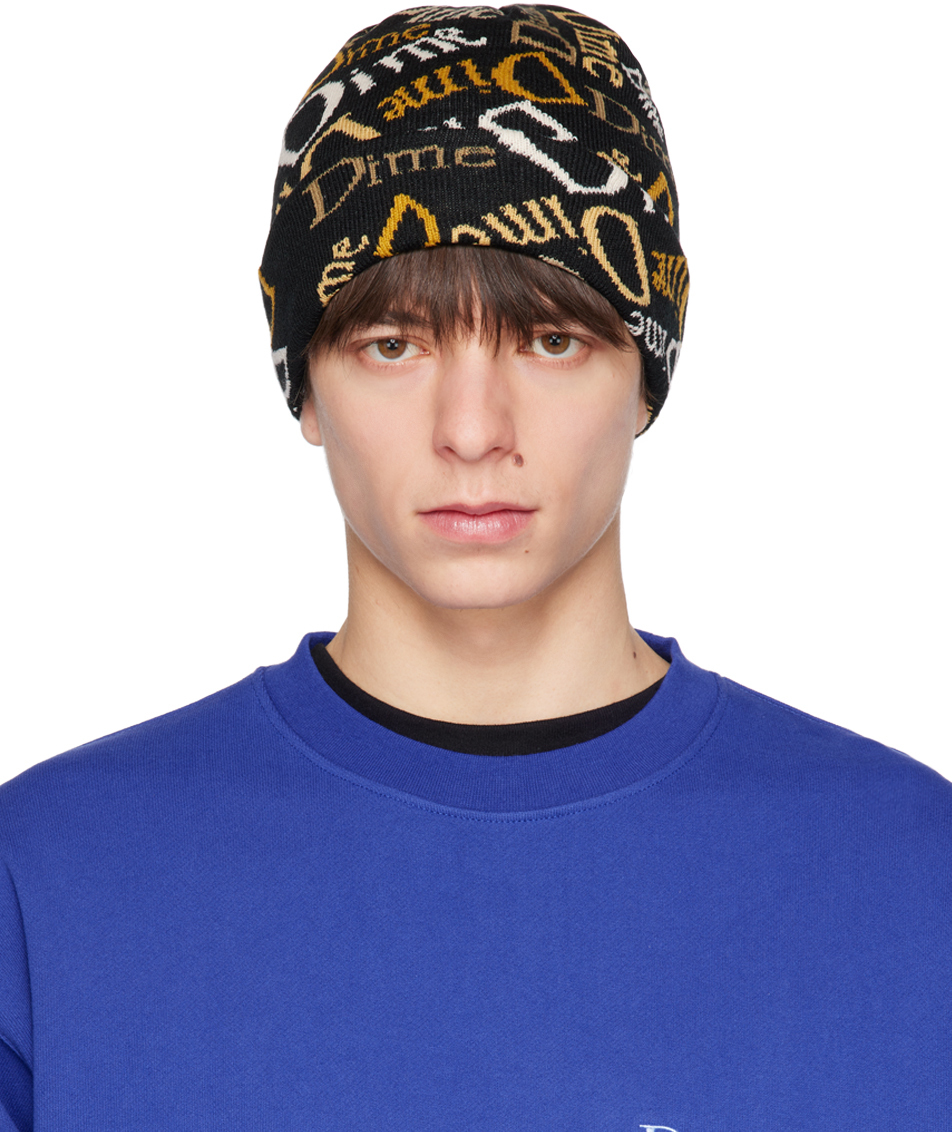 Dime Black 'HAHA!' Beanie Dime