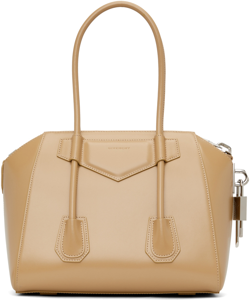 Givenchy Beige Small Antigona Lock Bag Givenchy