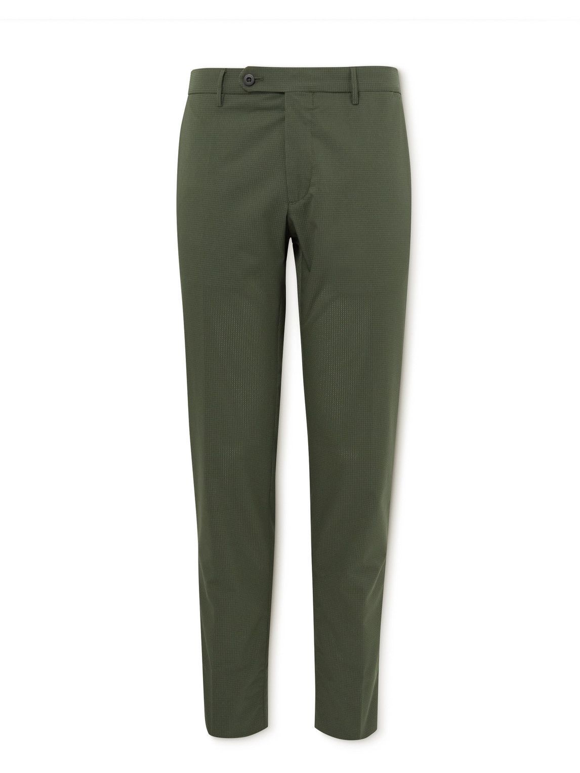 Incotex - Slim-Fit Ripstop Trousers - Green Incotex