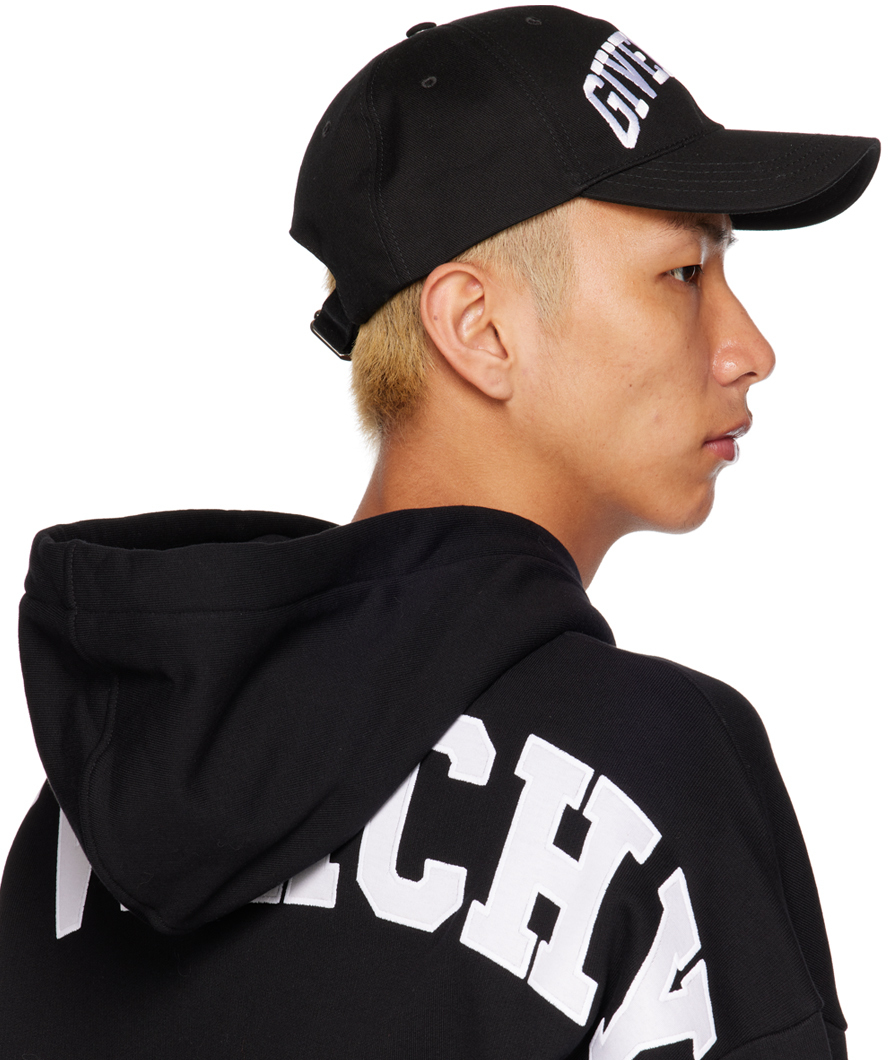 Givenchy Black Embroidered Cap Givenchy