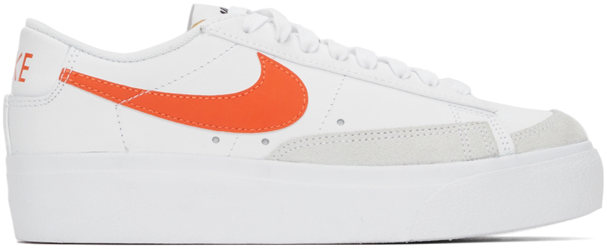 Nike White Blazer Low Platform Sneakers Nike