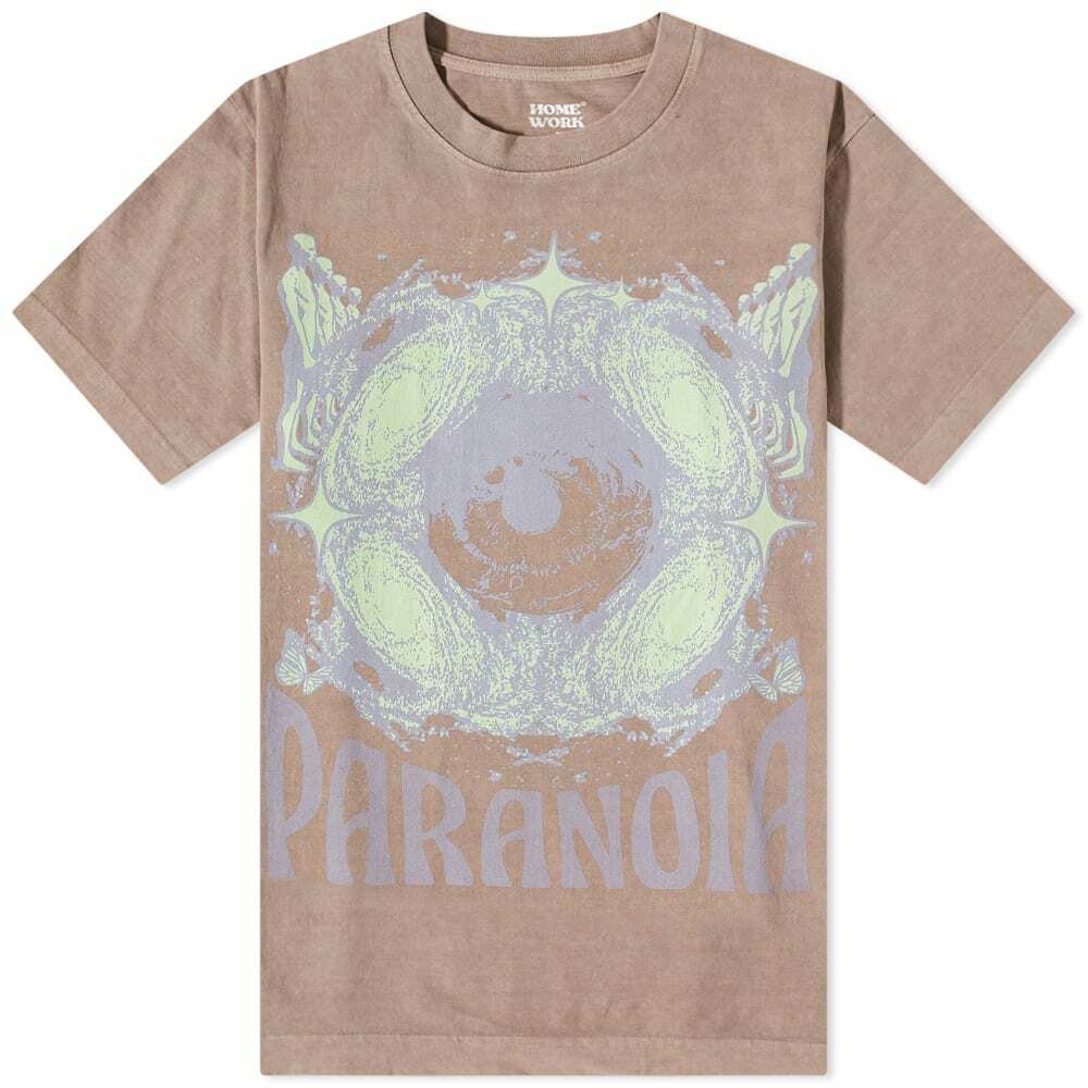 Homework Men's Paranoia T-Shirt in Sand Homework